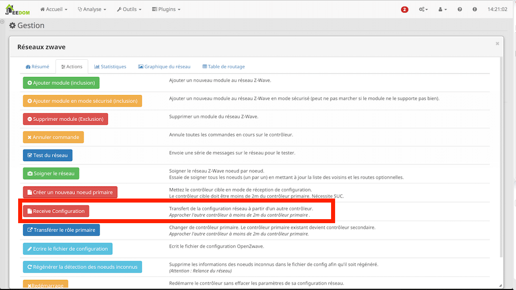 Guide Jeedom Smart : Transférer les modules Z-Wave depuis la Jeedom ...